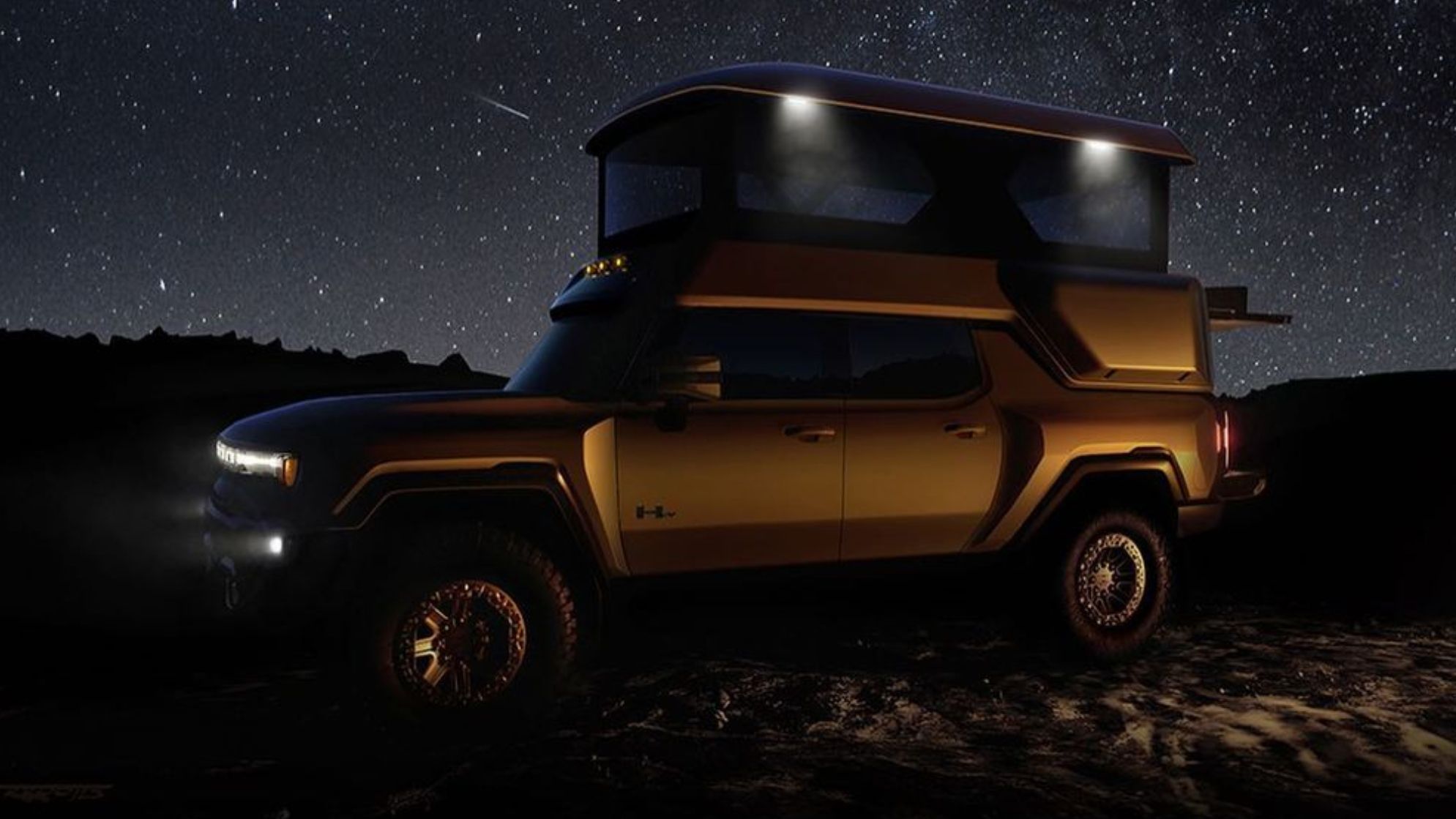 EarthCruiser's GMC Hummer EV Is An Extreme Solar-Powered RV | American ...
