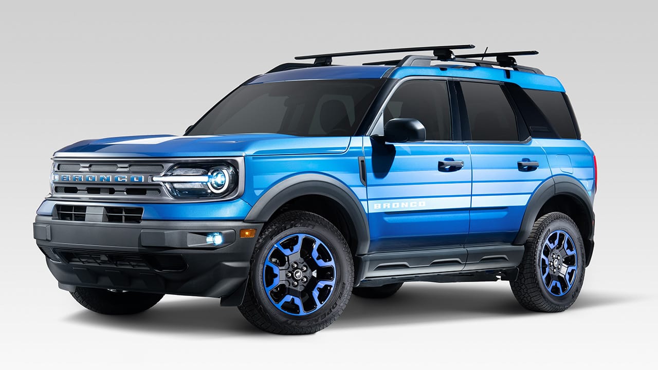 Ford Is Selling A Build-It-Yourself Blue Bronco Sport Free Wheeling Kit ...
