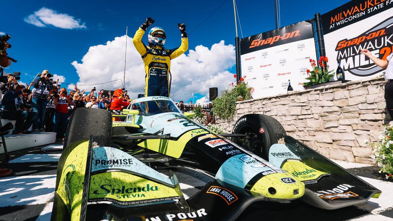 Rasmussen Ends Palou's IndyCar Wins Record Chase At Milwaukee ...