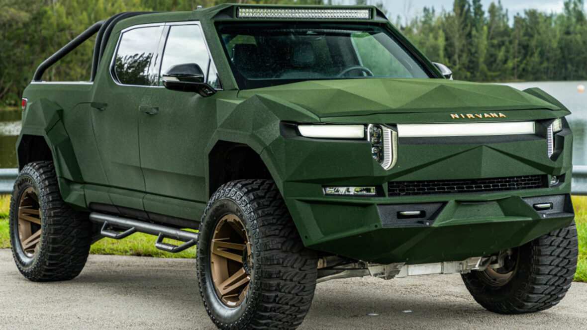 Custom Rivian Nirvana Is An Extreme Green Machine | American Cars and ...