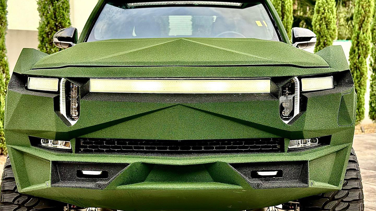 Custom Rivian Nirvana Is An Extreme Green Machine | American Cars and ...