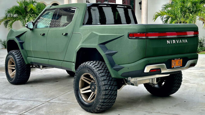 Custom Rivian Nirvana Is An Extreme Green Machine | American Cars And ...