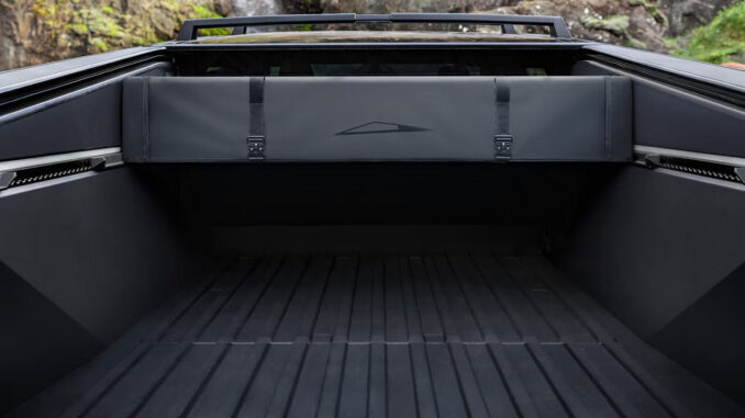 The Cybertruck Basecamp Blow-Up Tent Can Turn Tesla's Pickup Into An RV ...