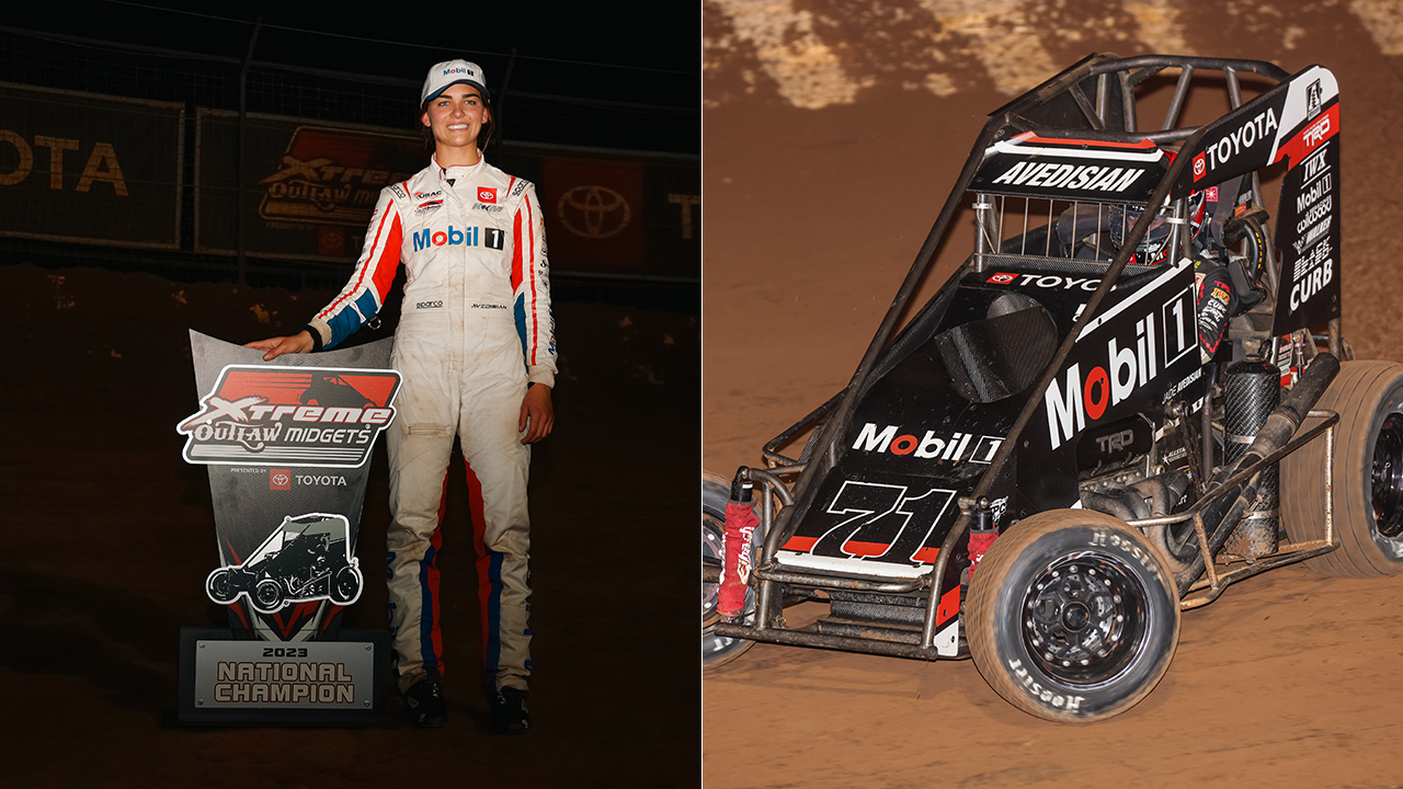 17-Year-Old Xtreme Outlaw Midgets Champion Jade Avedesian Signs With ...
