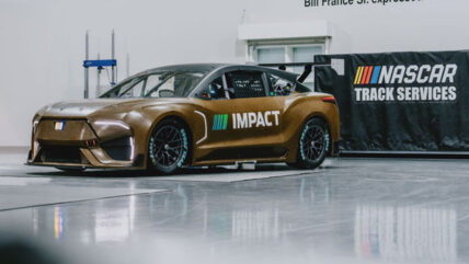 Electric NASCAR Car's Naked Flax-Based Body Revealed | American Cars ...