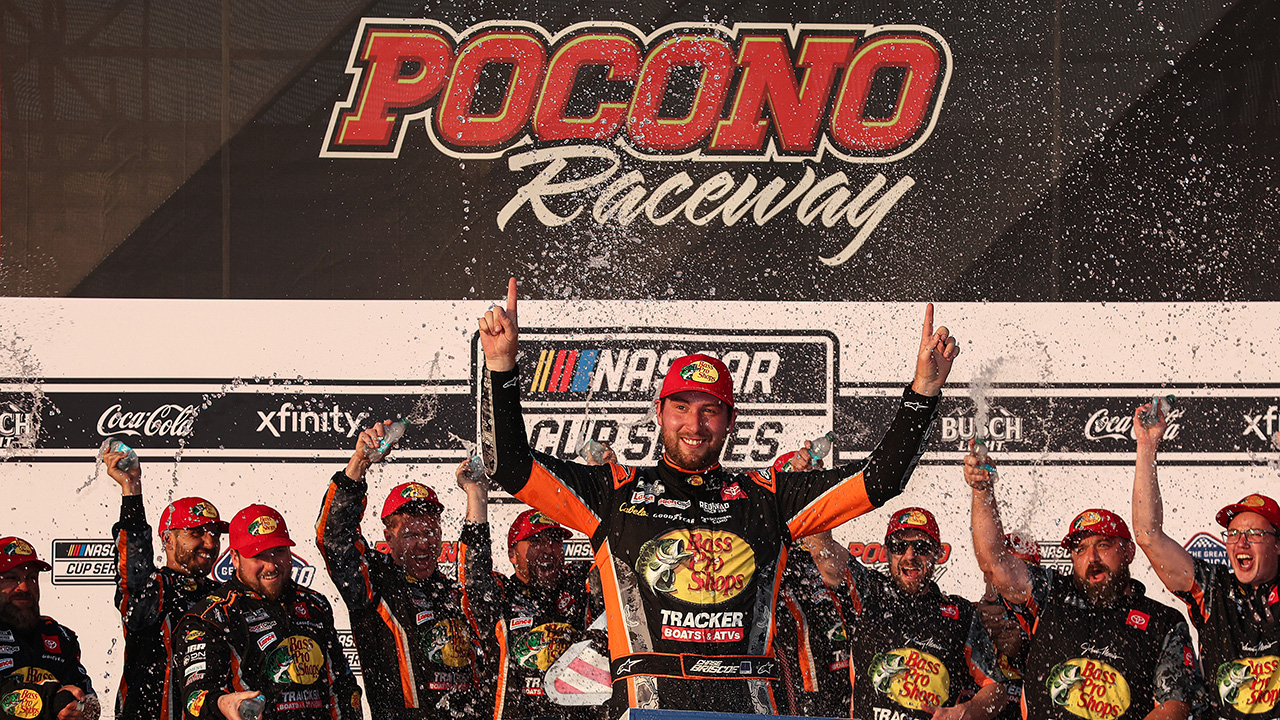 Chase Briscoe Wins Pocono NASCAR Cup Series Race On Bizarre Anniversary ...