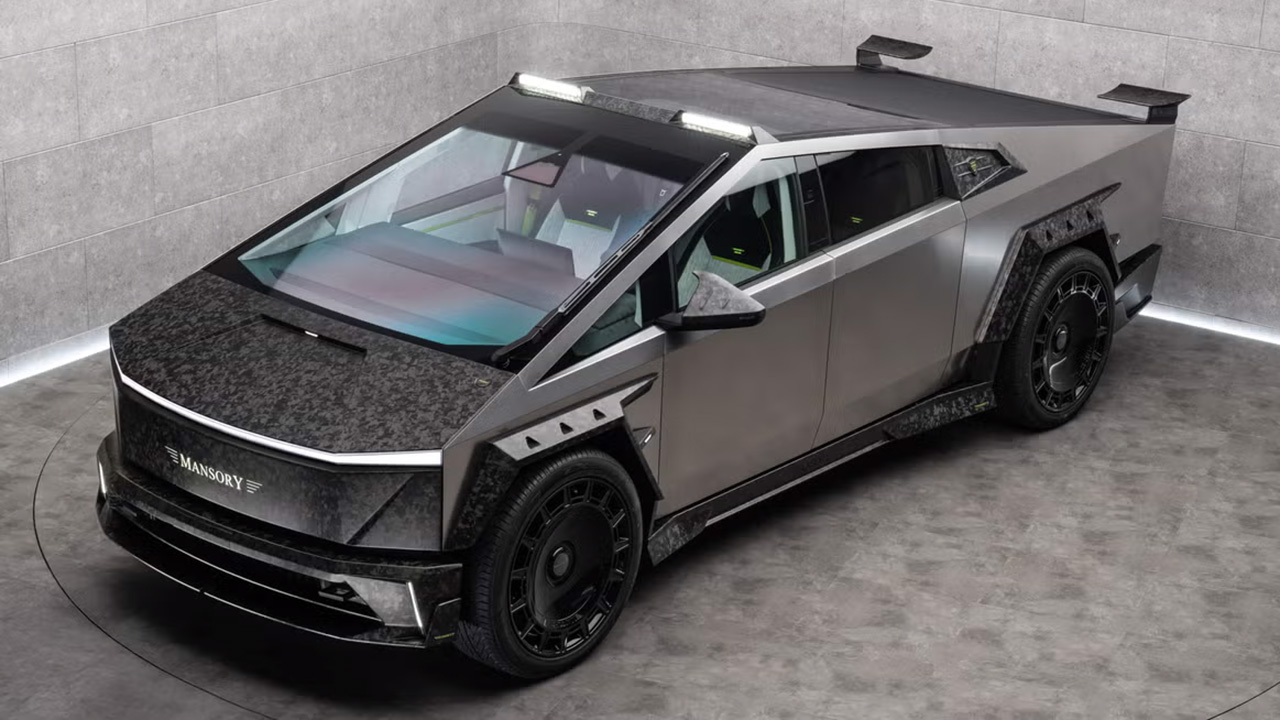 The Mansory Elongation Is An Even More Shocking Tesla Cybertruck ...