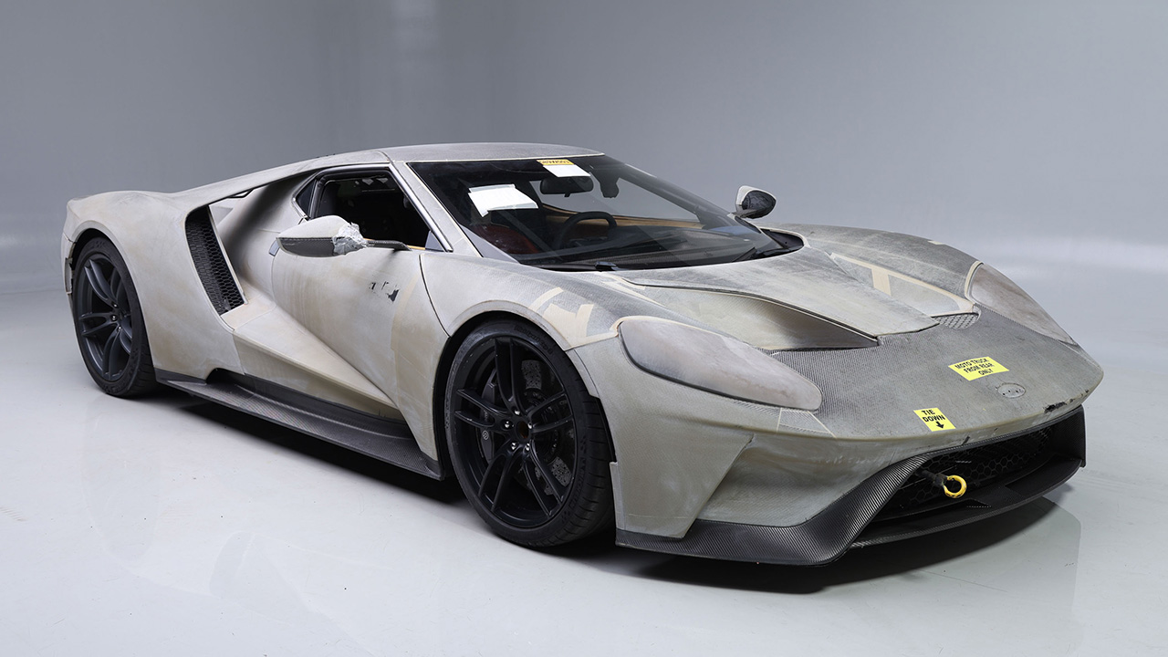 A Beat-Up Ford GT Prototype Parked Since 2019 Is Being Auctioned And ...